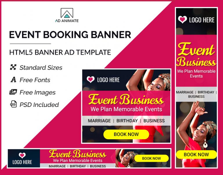 Event Booking Banner | Event Organizer Ads | Party Booking Banner